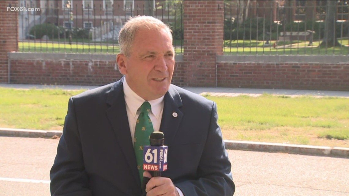 New London Mayor Michael Passero discusses President Biden's visit to ...