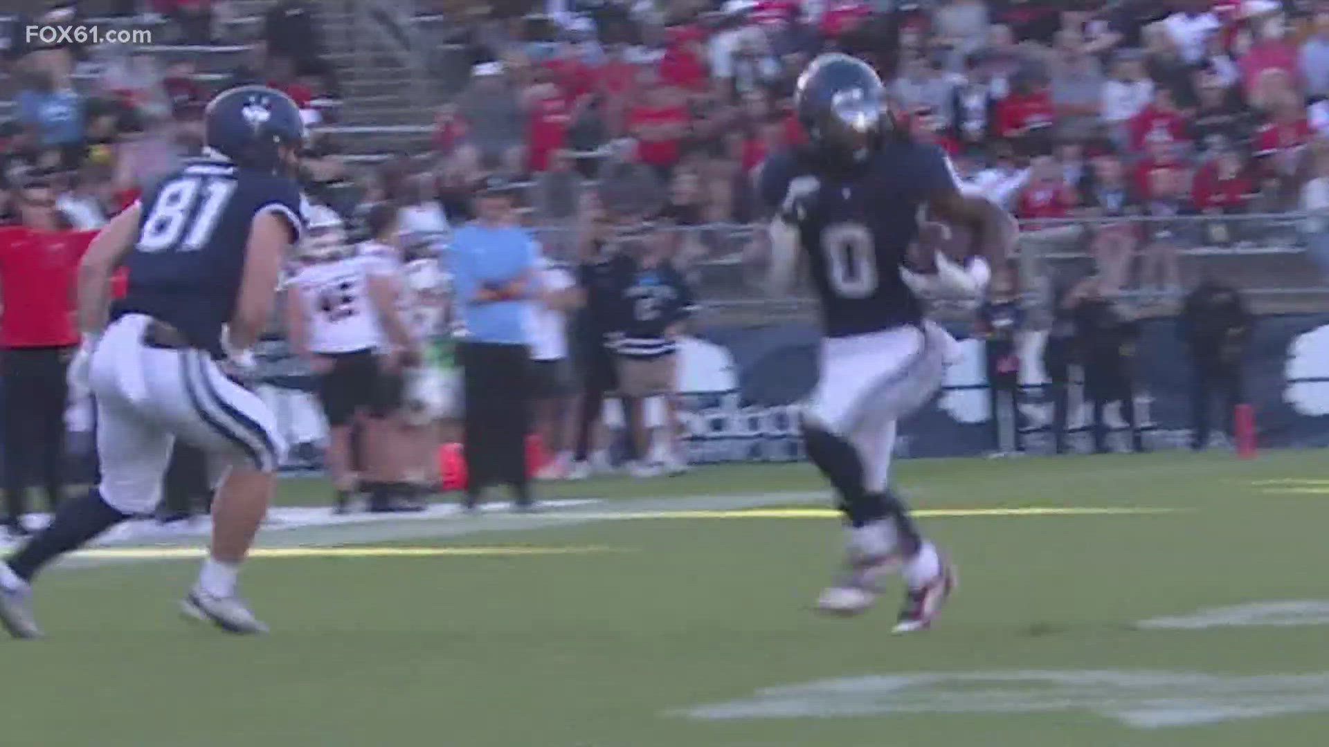 Led by Edwards, UConn football bounces back vs. Ball State, 31-25 ...