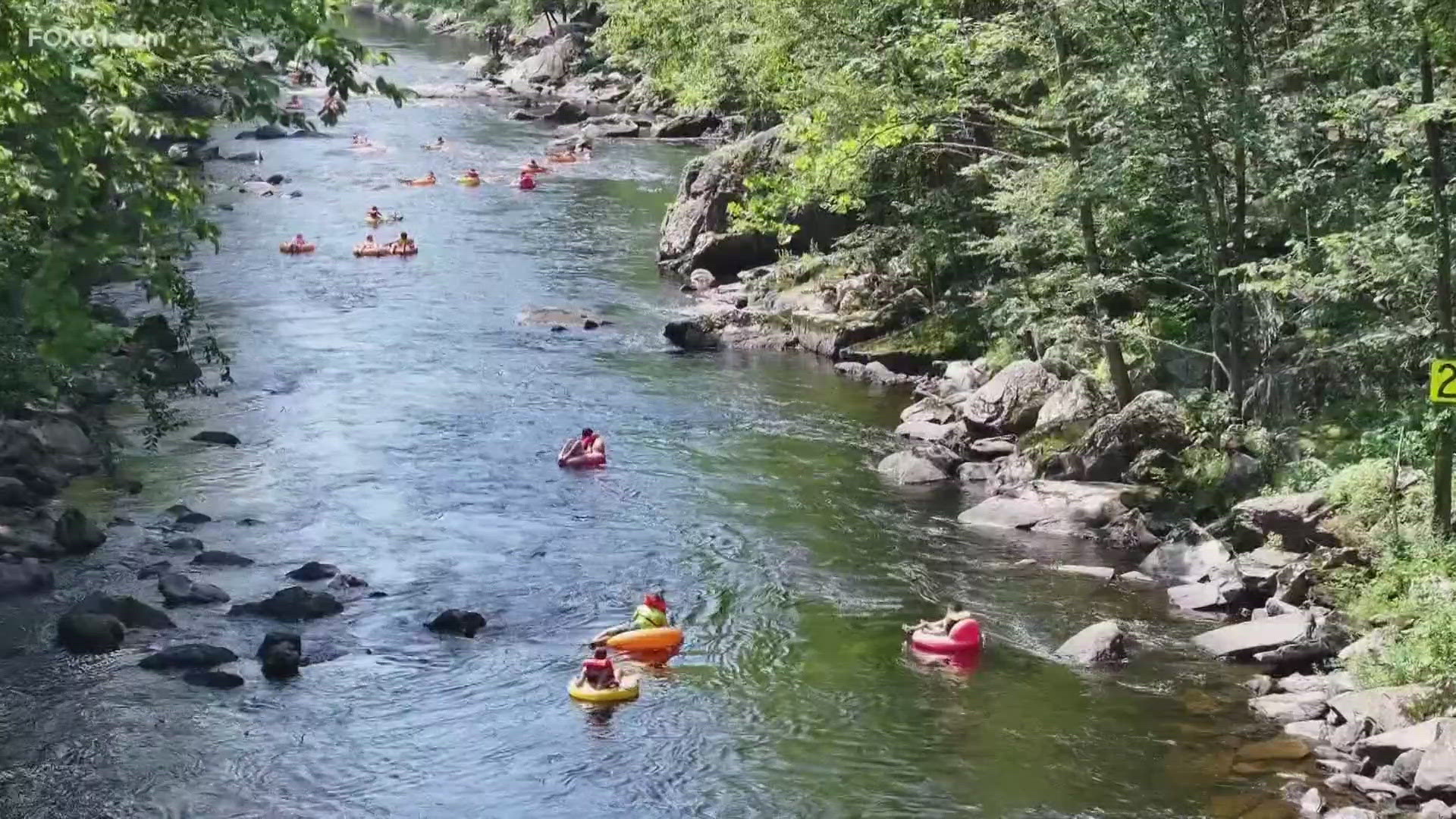 Heat wave brings wave of business to Farmington River Tubing | fox61.com