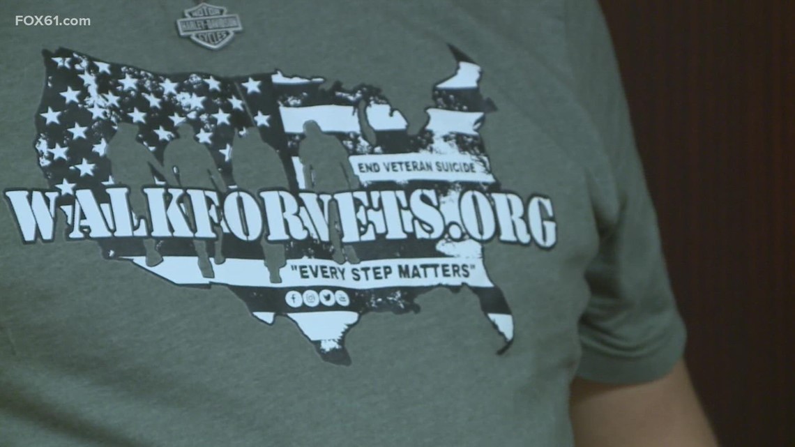 'Walk for Vets' arrives in Connecticut for 22 day walk | fox61.com