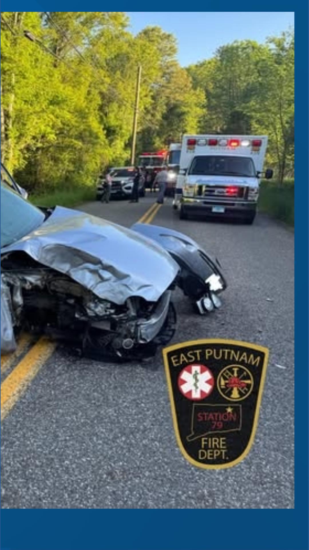 One hospitalized after car vs. pole crash in Putnam | fox61.com
