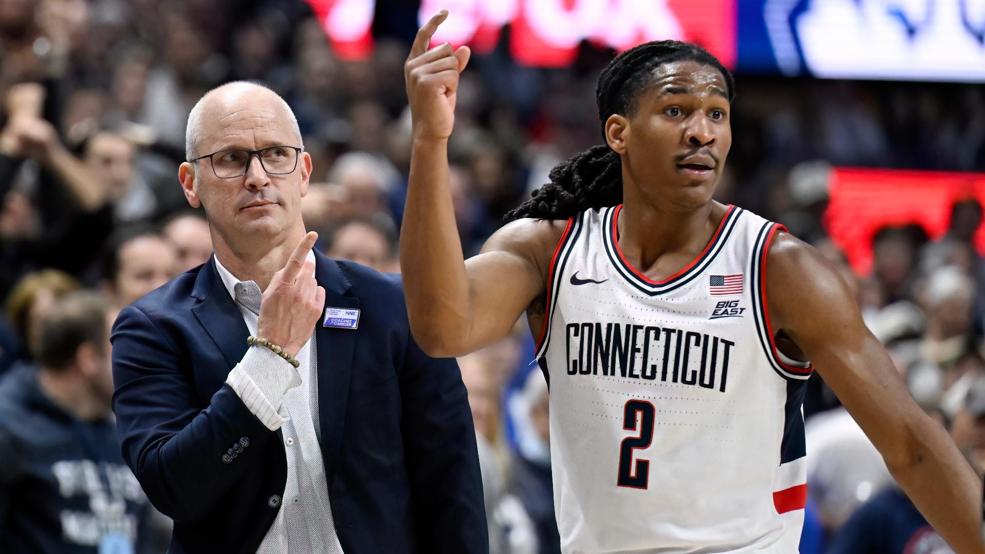 No. 2 UConn men’s basketball team pulls past pesky Providence with 87 ...