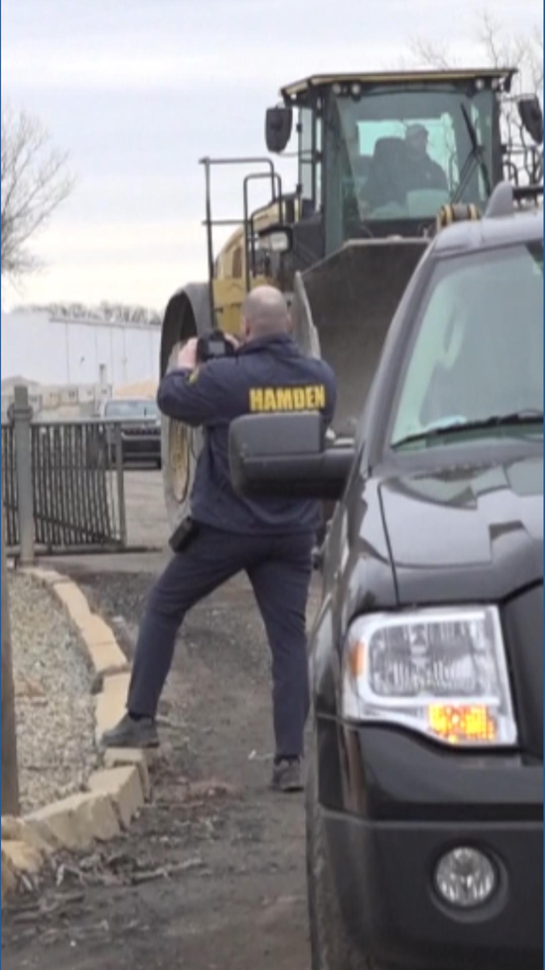 Man dies after being trapped in gravel machine in Hamden: Fire ...