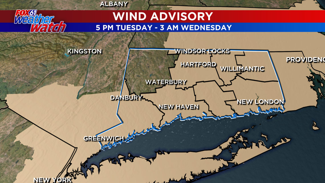 Gusty winds, afternoon thunderstorms Tuesday | fox61.com