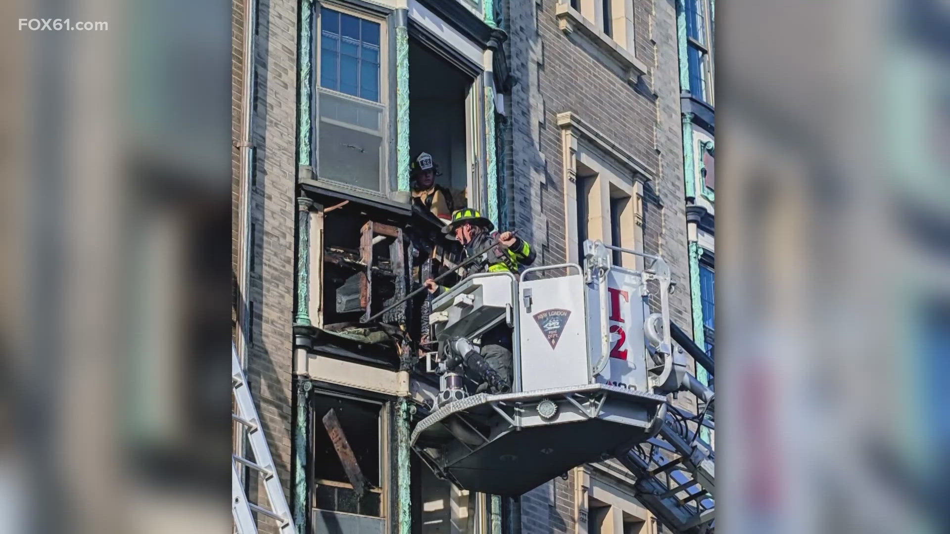 Apartment fire in New London draws massive response | fox61.com