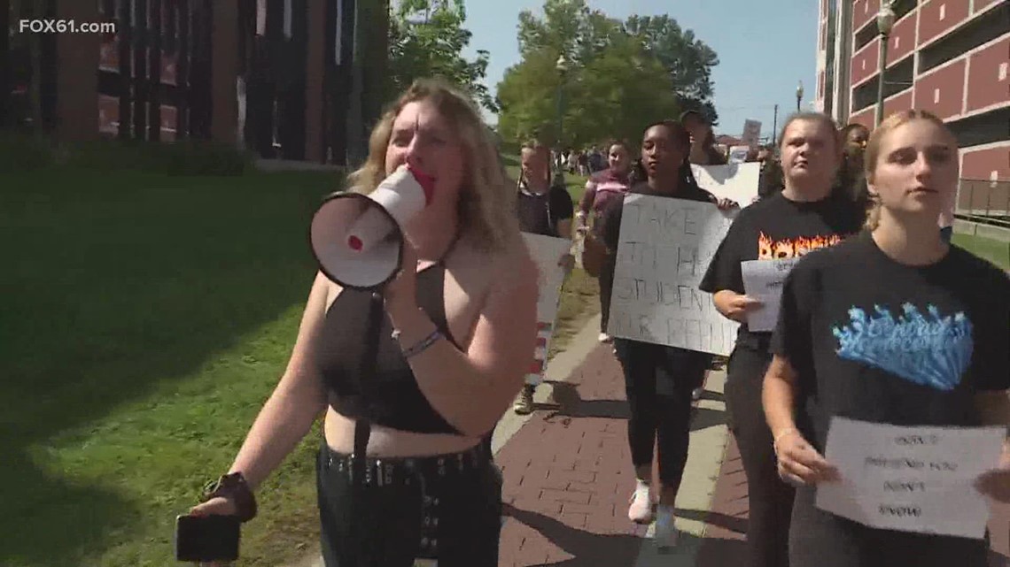 Connecticut students protests sexual assault allegations | fox61.com