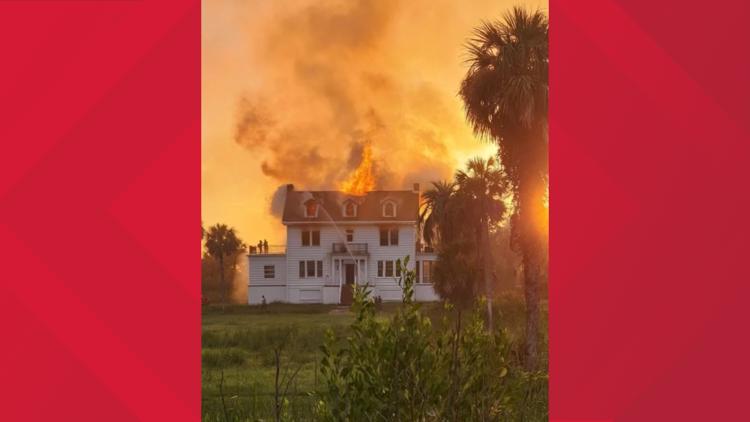 Fire destroys the historic Butler Island Plantation – Internewscast Journal