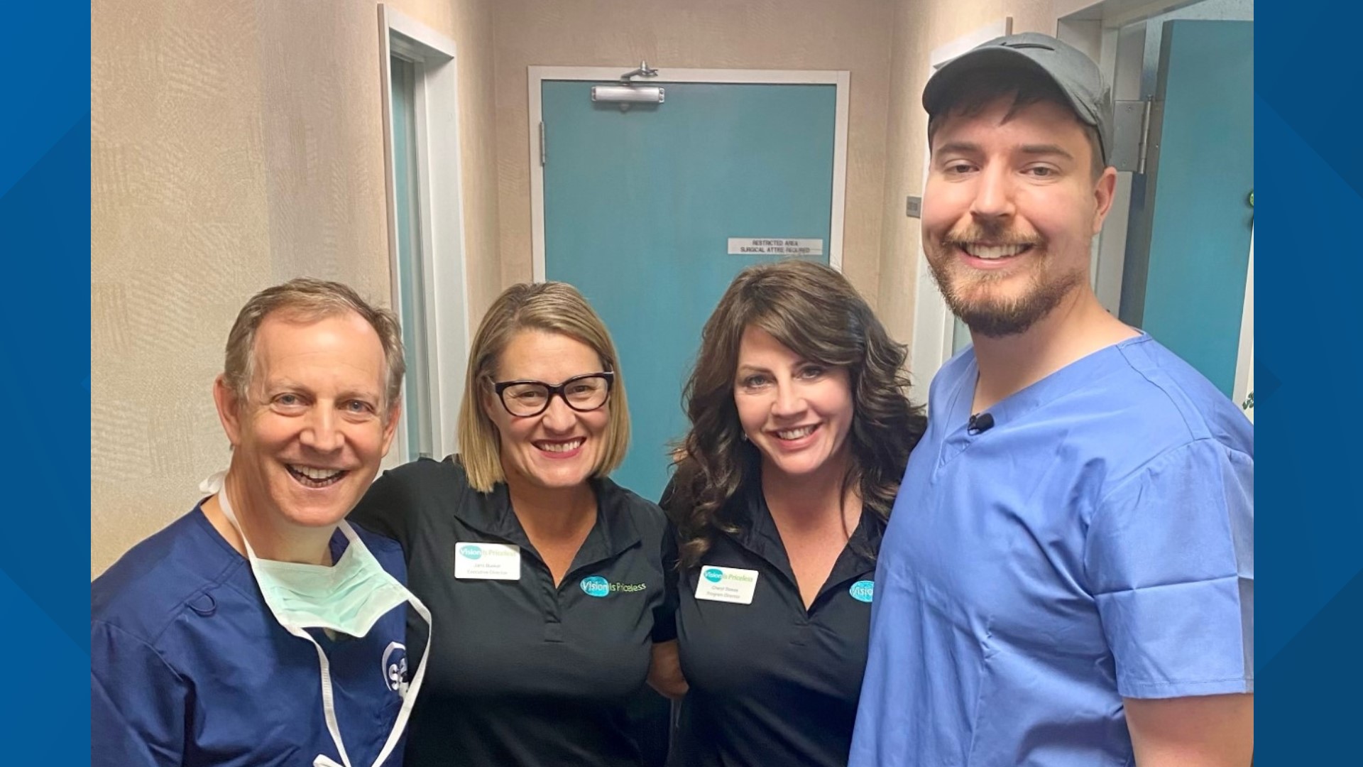 YouTube star MrBeast in Florida helping blind people see | 10tv.com