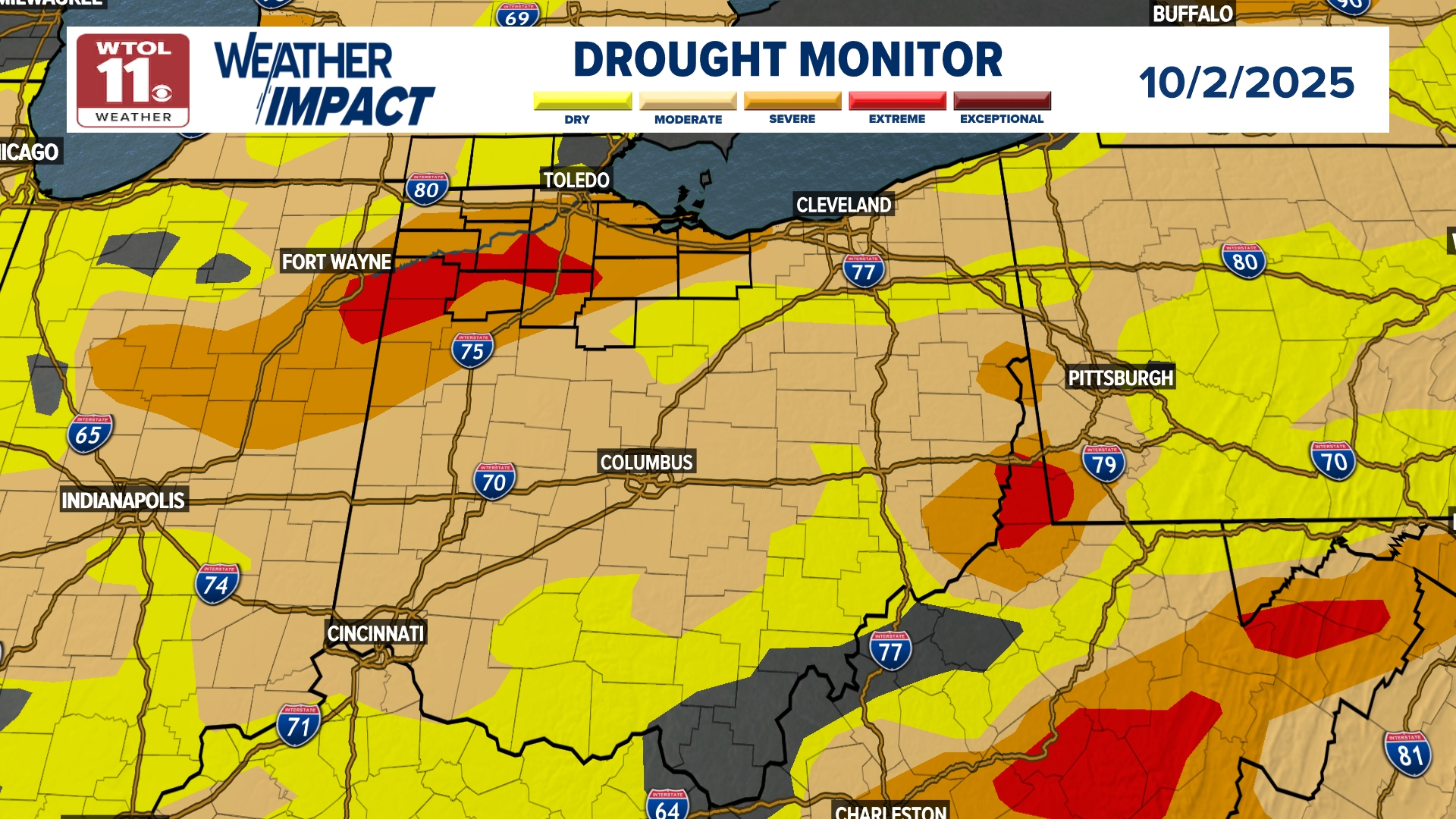 Drought conditions worsen in northwest Ohio | wtol.com