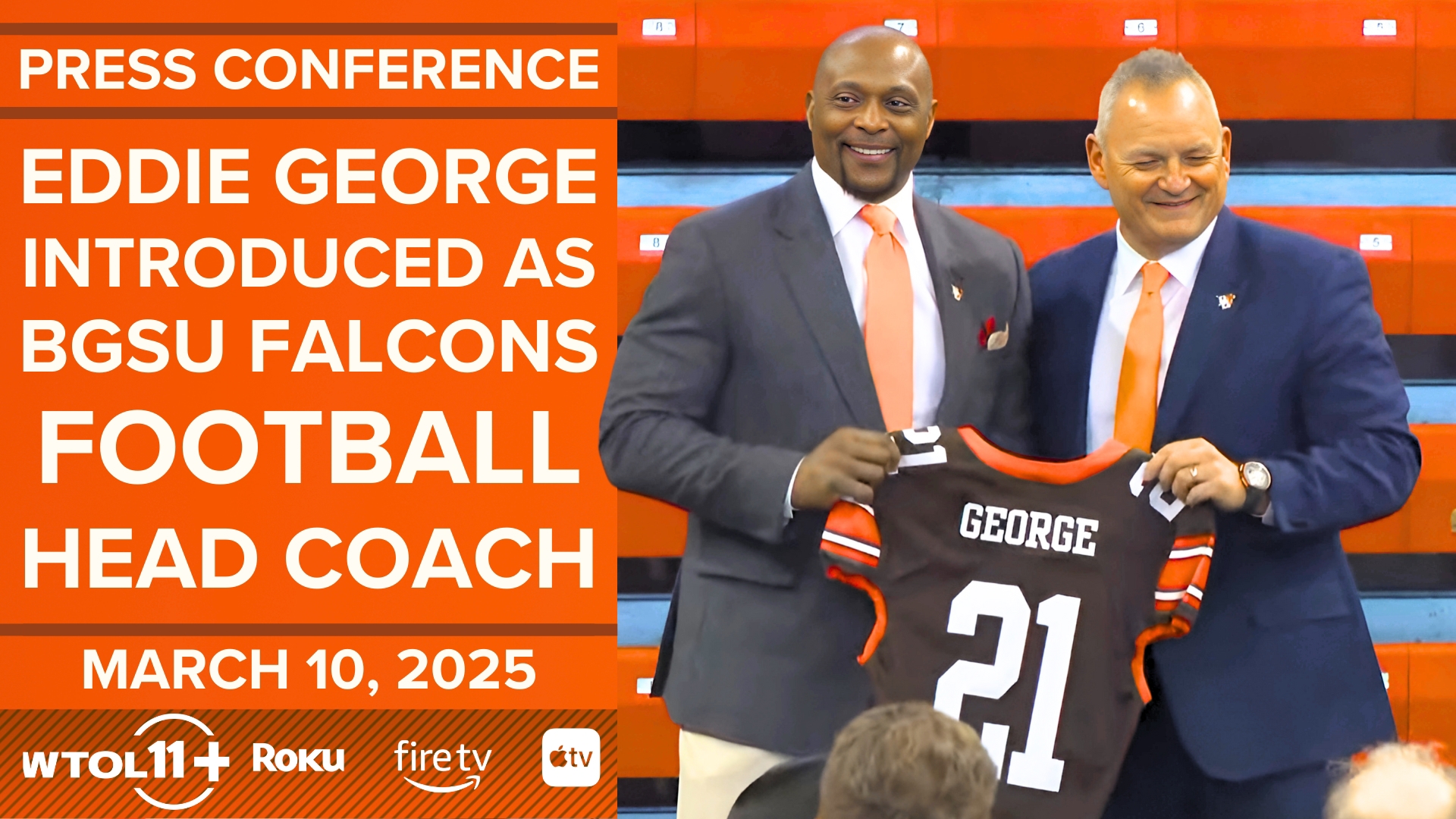Eddie George introduced as new Bowling Green head coach | localmemphis.com