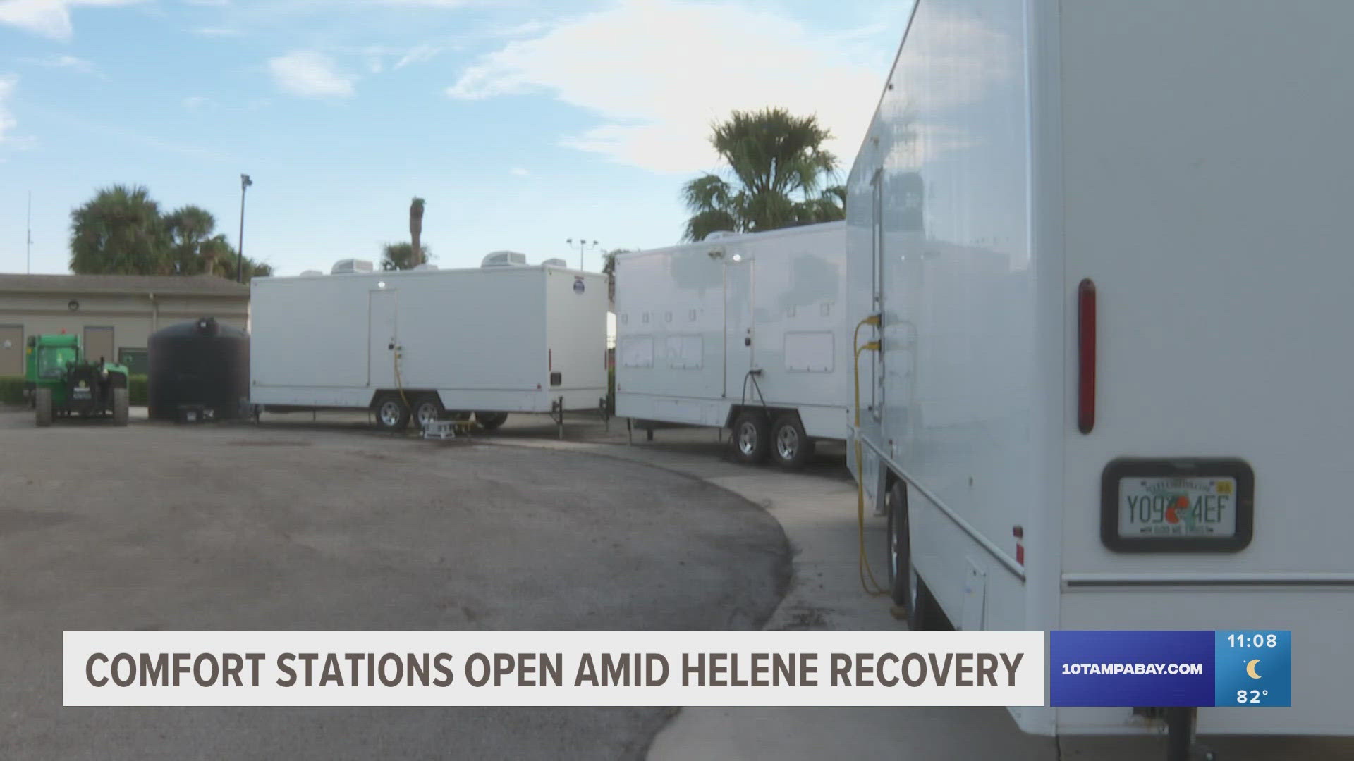 Two 'comfort stations' now open for victims of Helene in Tampa | wthr.com
