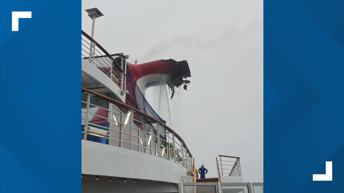 Carnival Cruise ship catches fire near Bahamas | wqad.com