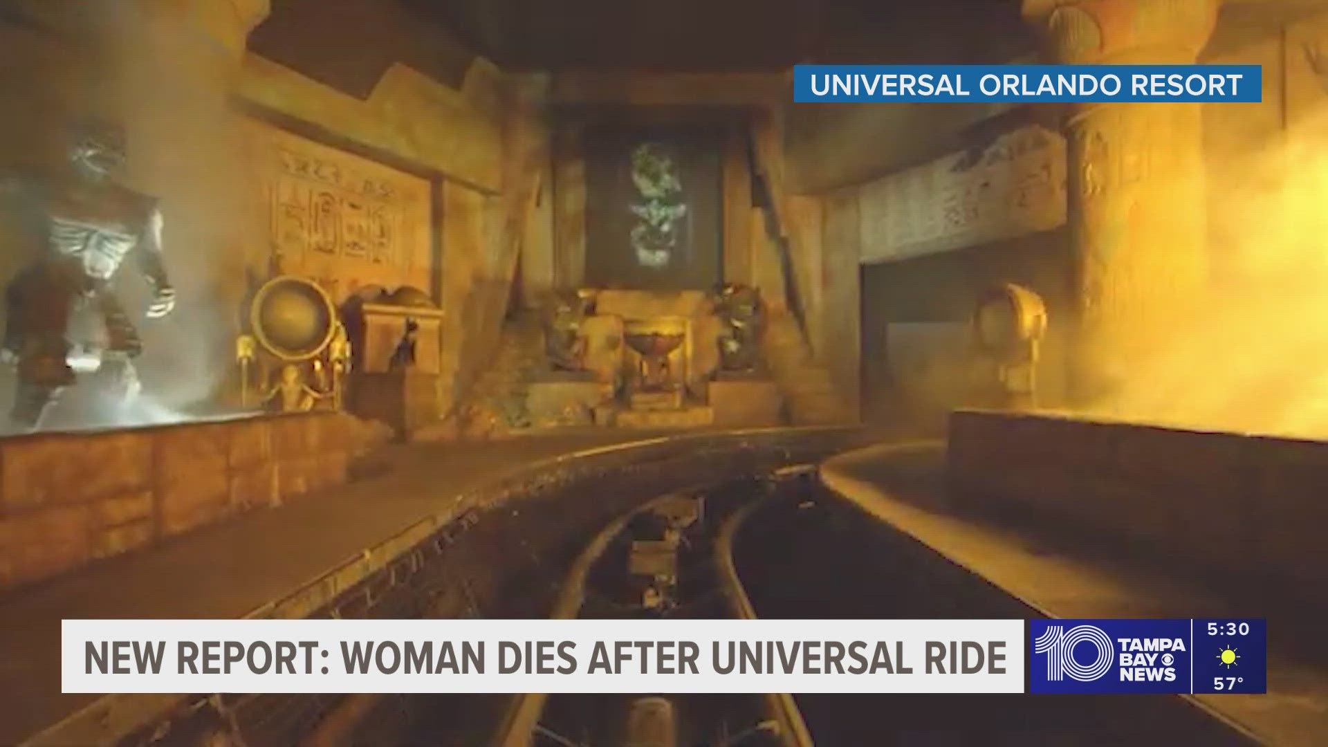 Woman dies after riding Revenge of the Mummy coaster at Universal ...