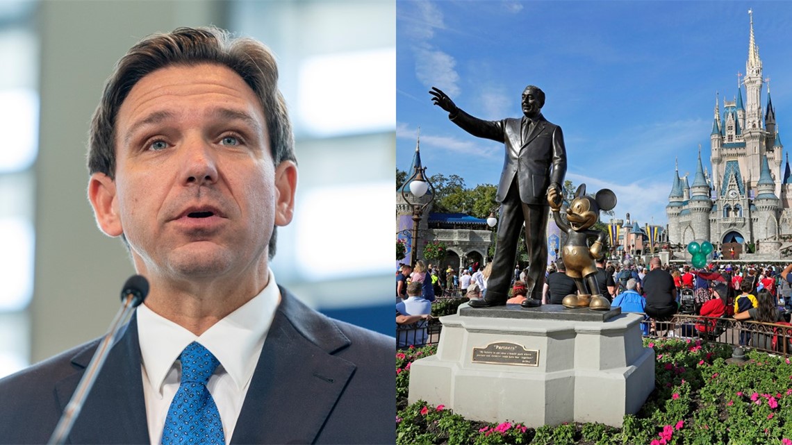Disney sues DeSantis, claiming political retaliation | fox61.com