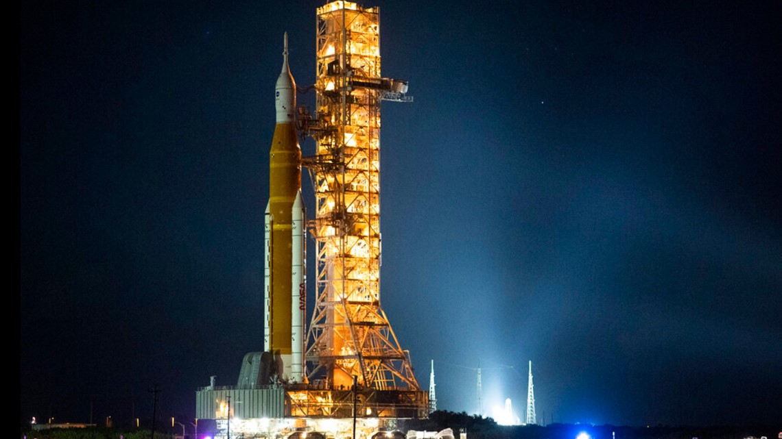 NASA's moon rocket returns to launch pad for next attempt | wthr.com