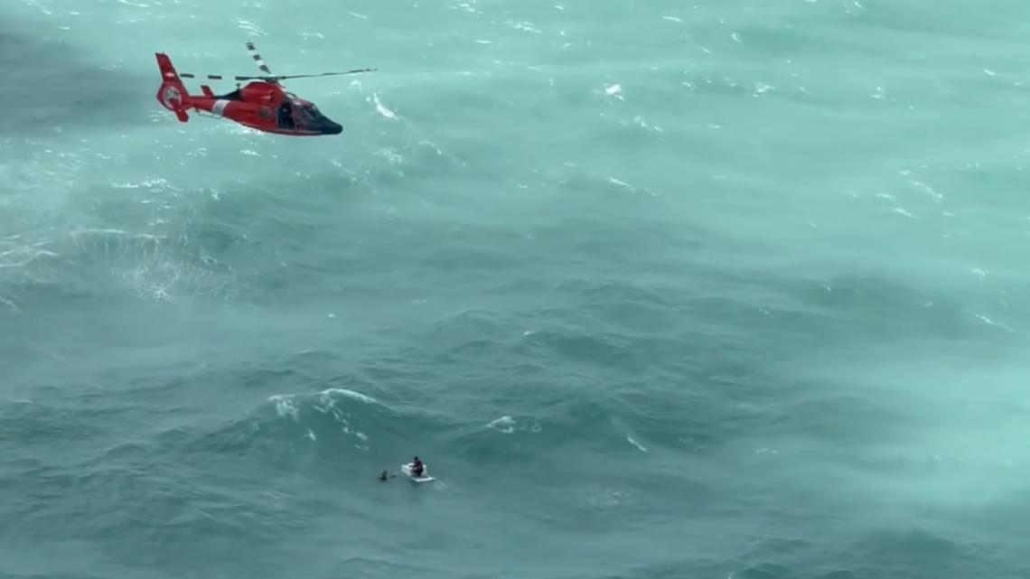 VIDEO: Coast Guard rescues man in the water off Longboat Key | 10tv.com