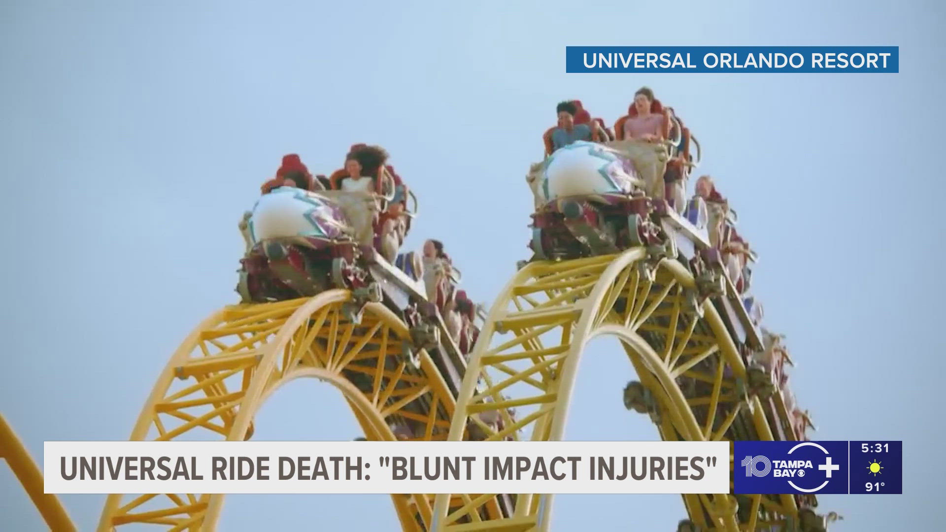 Man dies on Universal Orlando ride from 'multiple blunt impact injuries ...