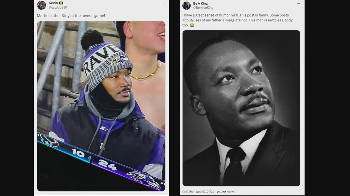 Baltimore fan goes viral for resembling Dr. Martin Luther King Jr ...