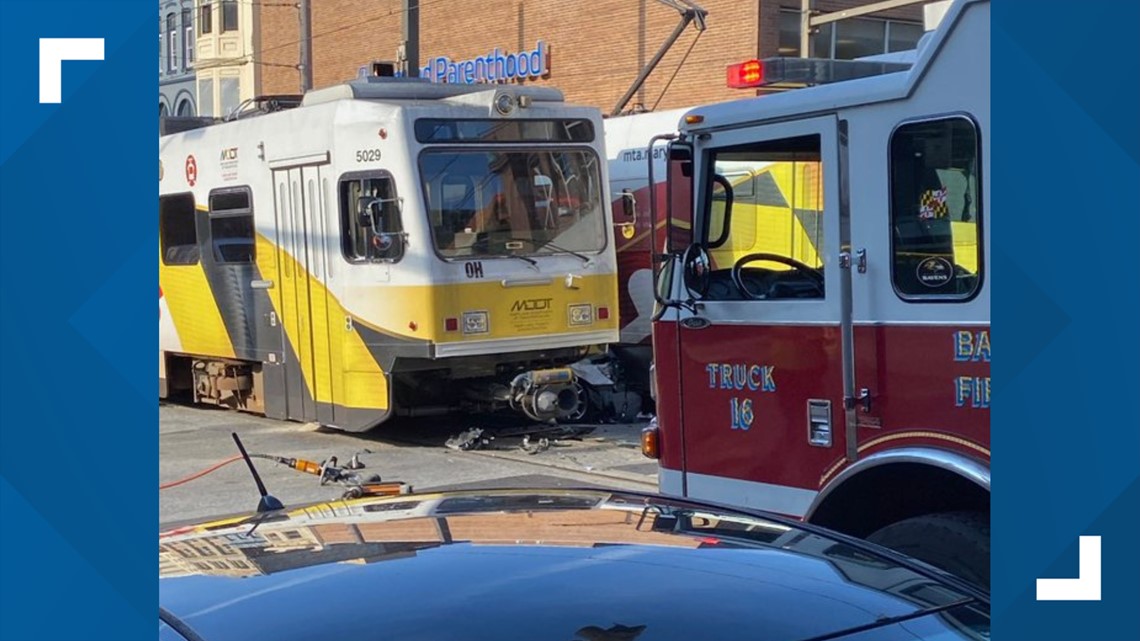 MTA Light Rail train crash kills woman in Baltimore | fox61.com