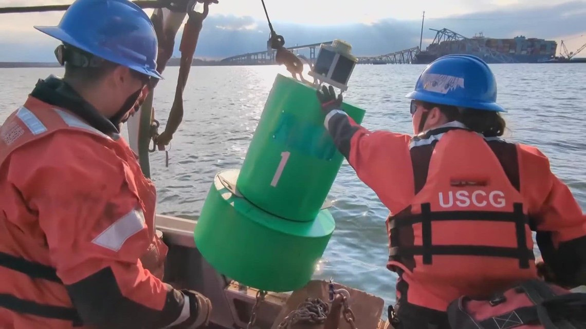 Channel reopening by end of April at Port of Baltimore | fox43.com