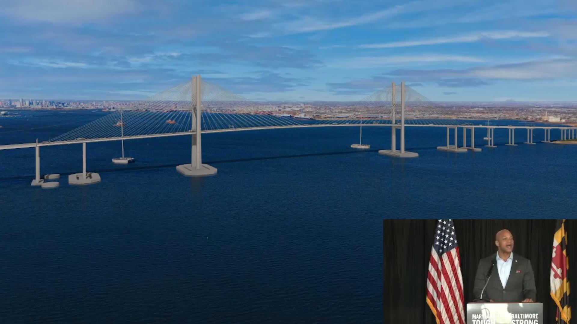 Design concept for new Francis Scott Key Bridge to be unveiled | fox43.com