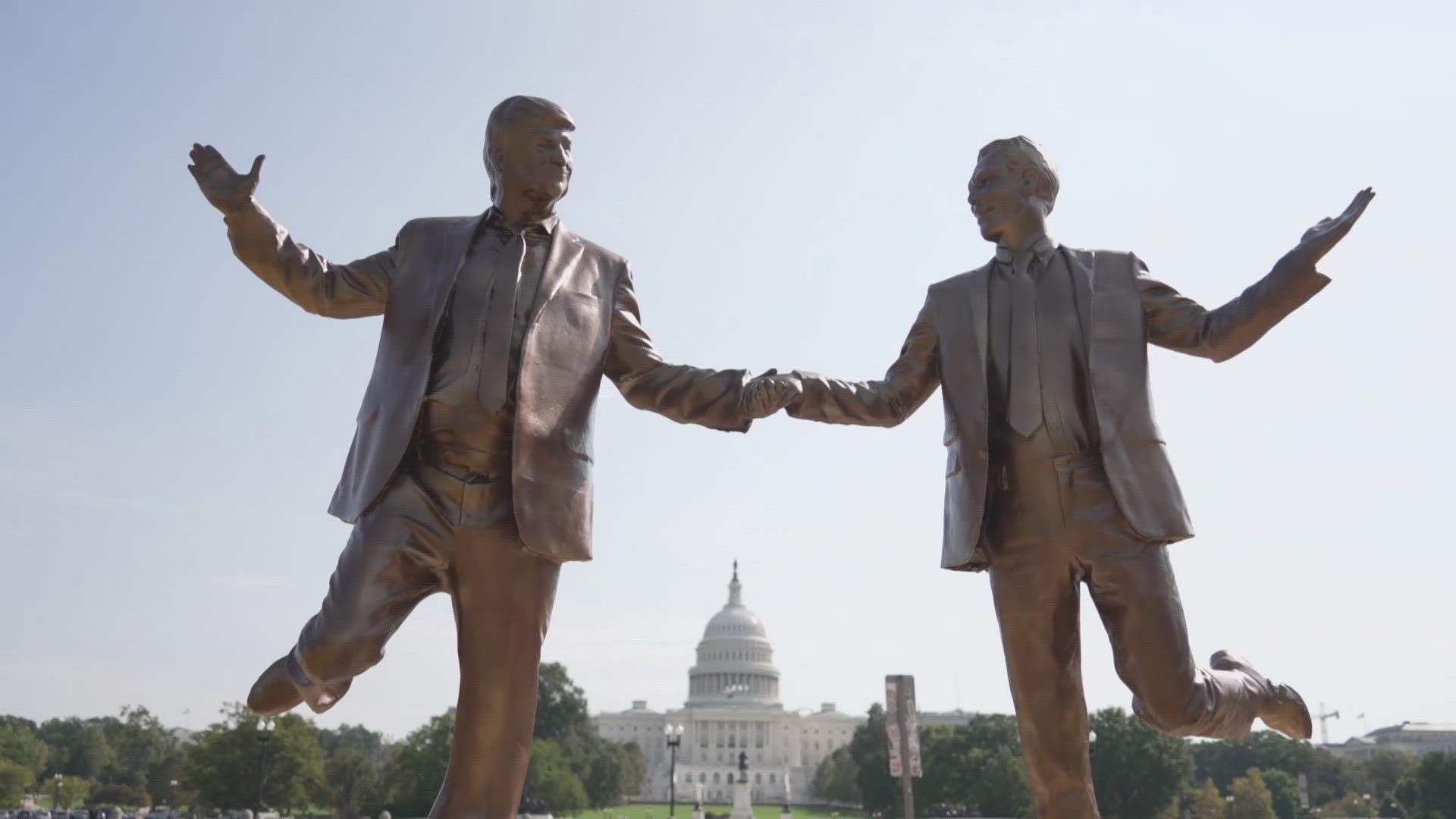 Trump-Epstein statue returns to National Mall | weareiowa.com