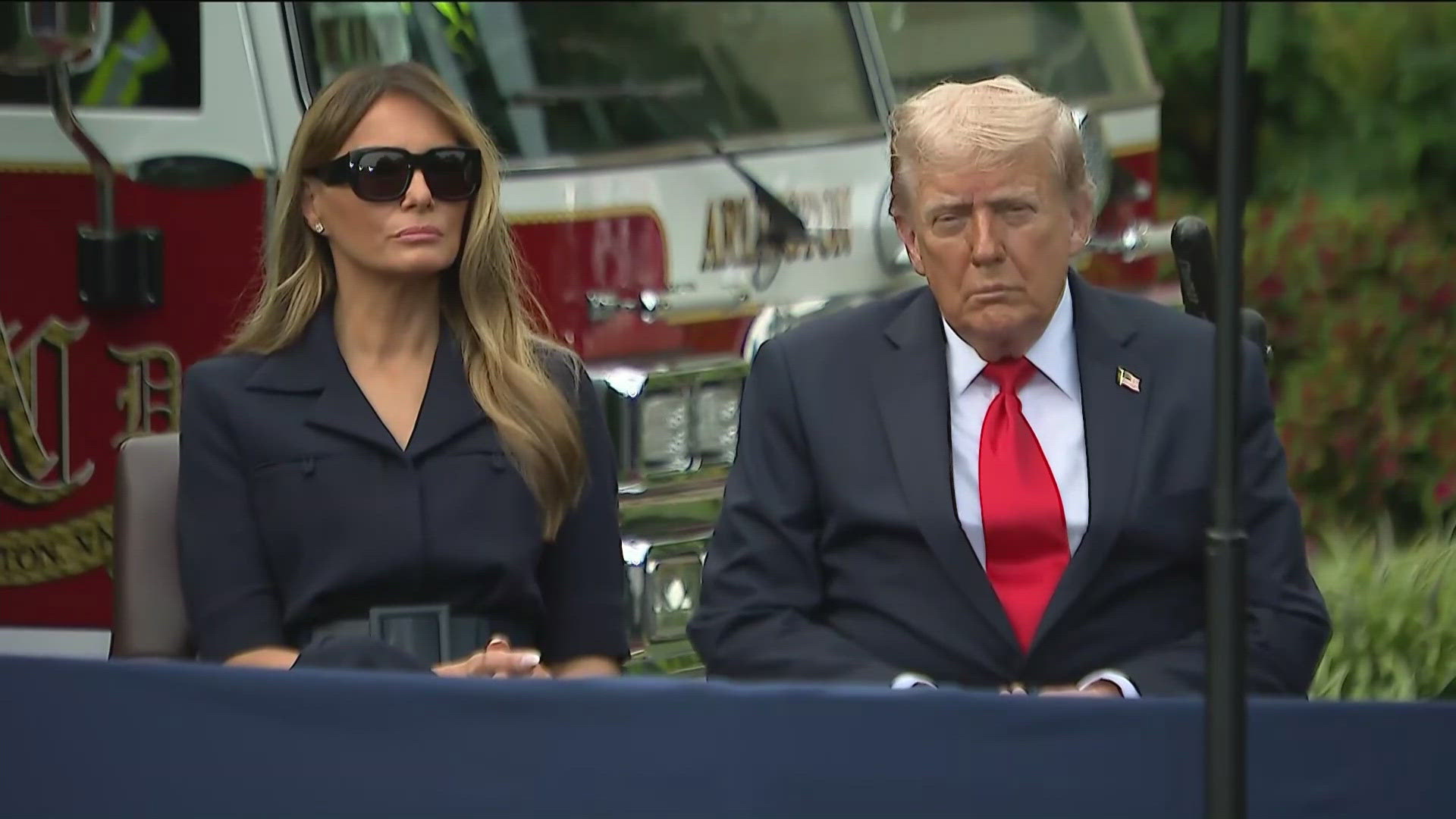 Full ceremony: President Donald Trump attends 9/11 remembrance ceremony ...