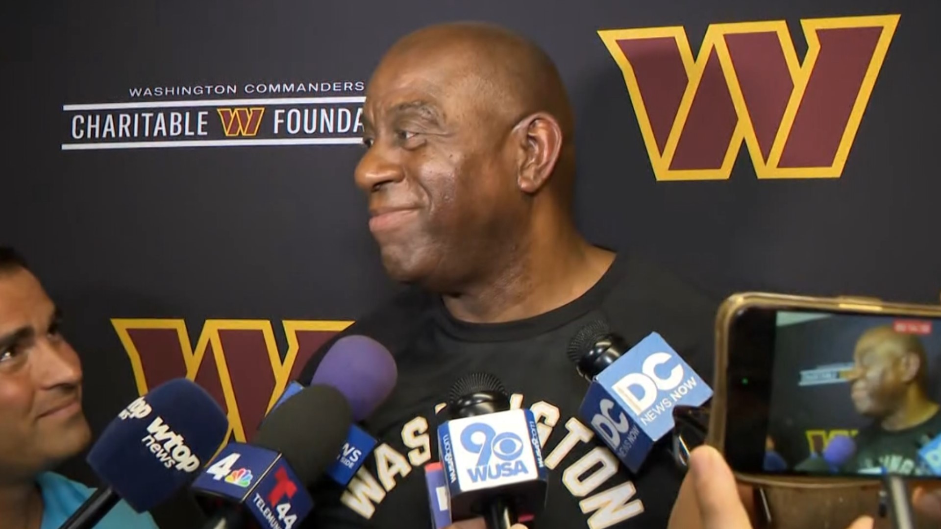 Magic Johnson says Commanders new owners won't be in headlines | fox43.com