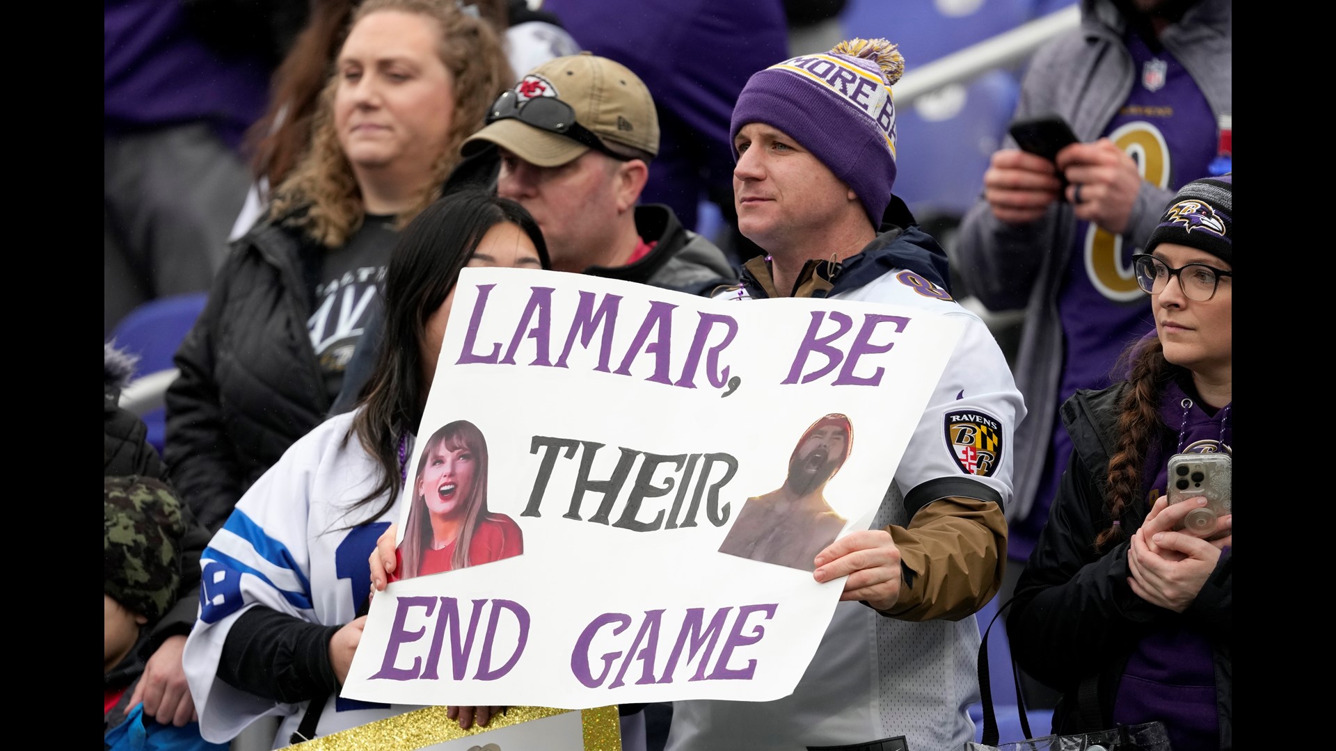 Taylor Swift is in Baltimore, Maryland to cheer on her boyfriend ...