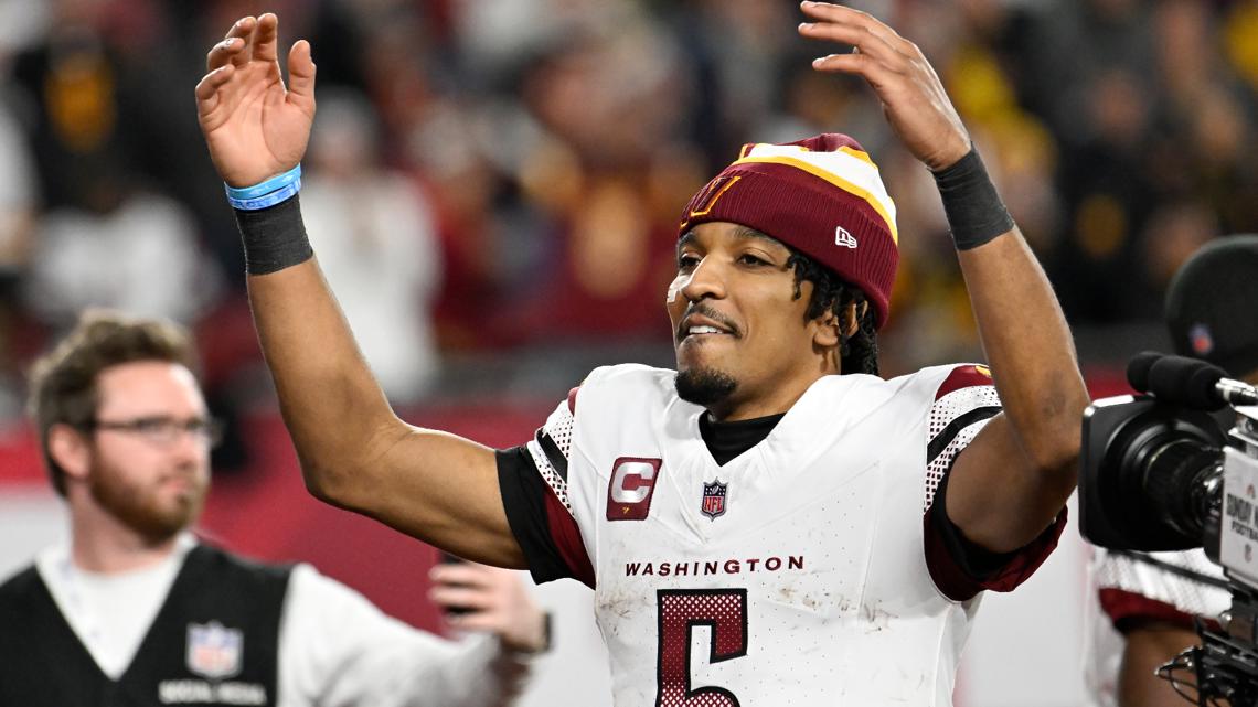 Commanders win first playoff game in nearly 20 years | wqad.com