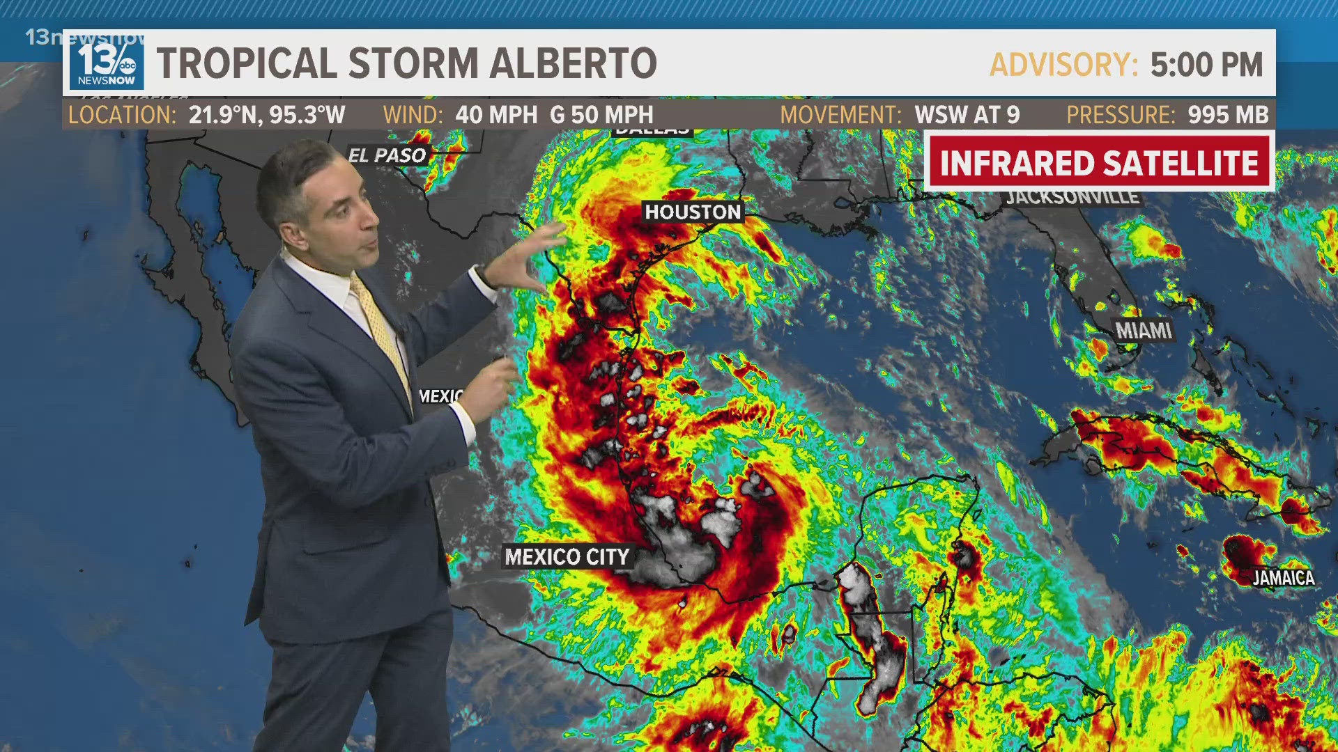 Path of Tropical Storm Alberto keeps it south of Corpus Christi | fox61.com