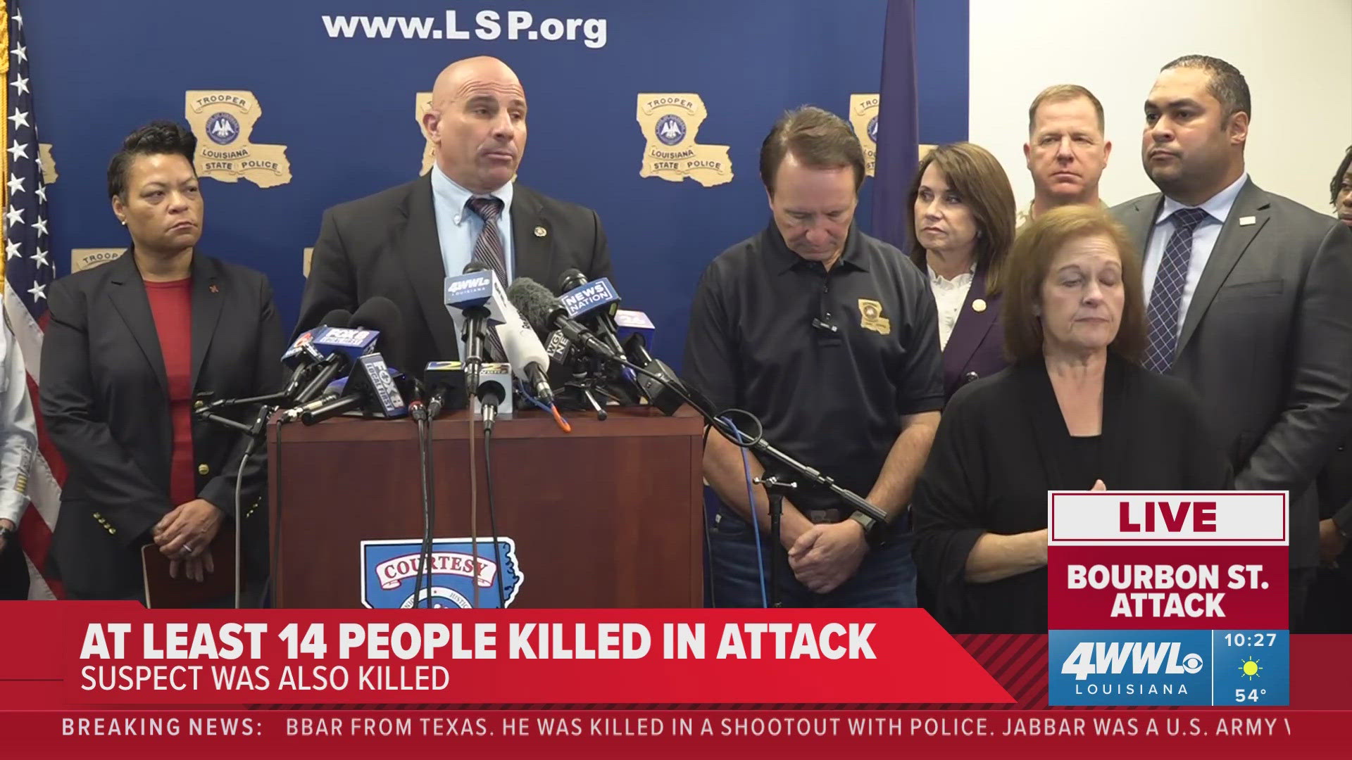 New Orleans Attack: LA Governor, FBI and leaders give an update on the ...
