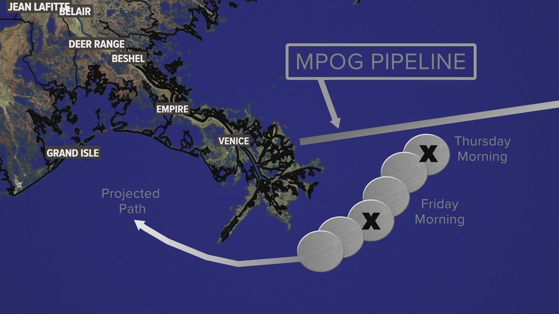 Federal authorities investigate underwater oil pipeline leak off the ...