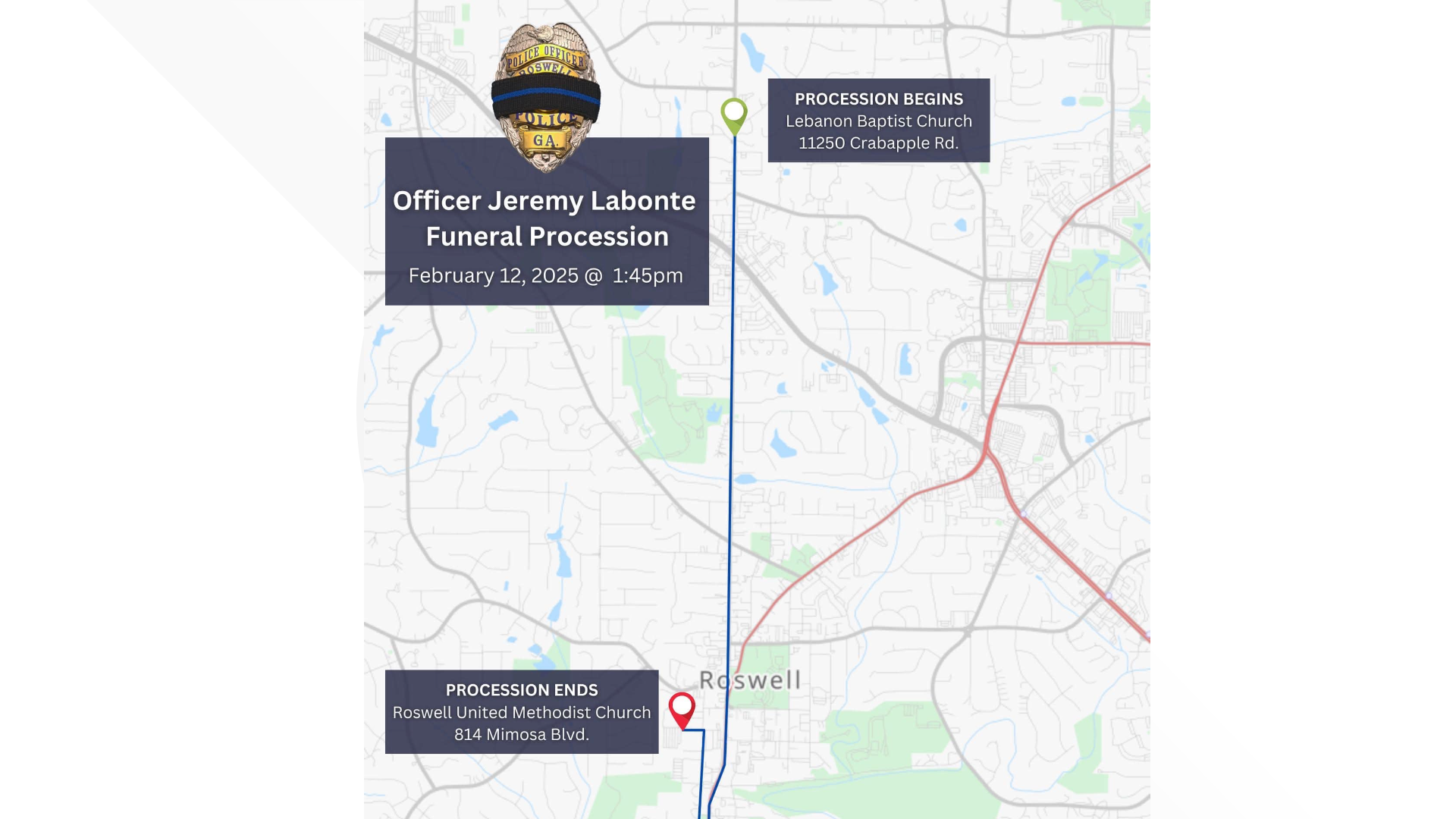 Services for Jeremy Labonte Roswell Police officer killed in line of ...