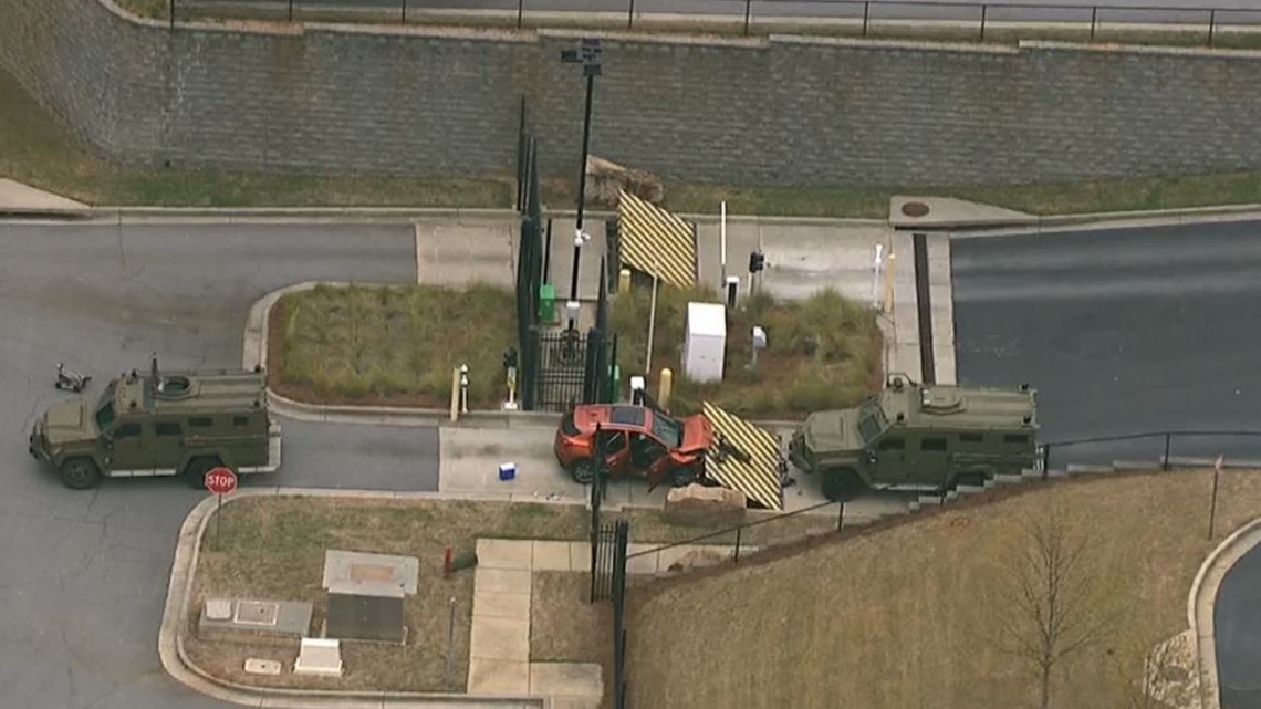 Car rams Atlanta FBI gate in Chamblee | wthr.com