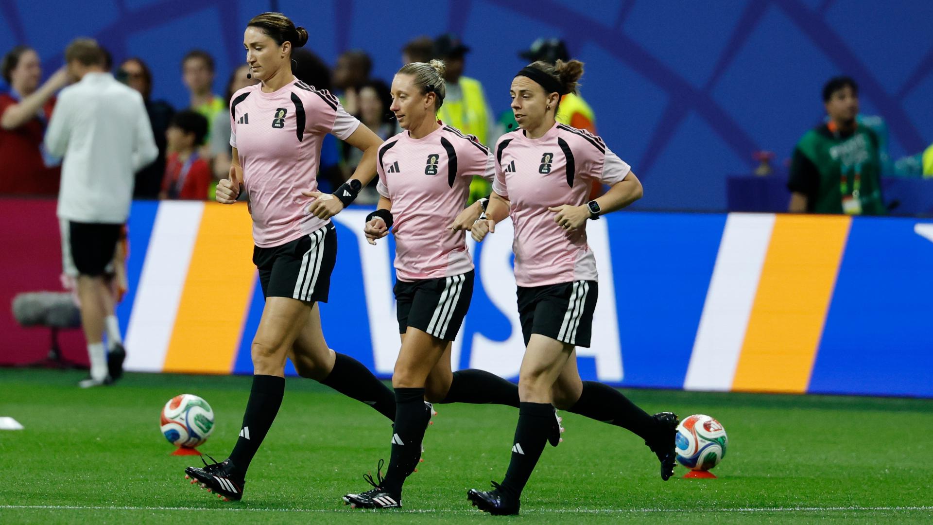 First all-American, all-female referee crew officiating Atlanta World ...