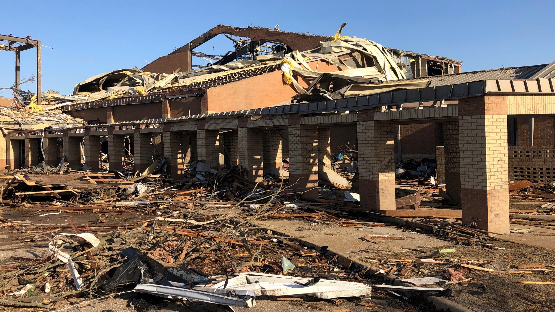 Wynne, Arkansas tornado damage drone video | localmemphis.com
