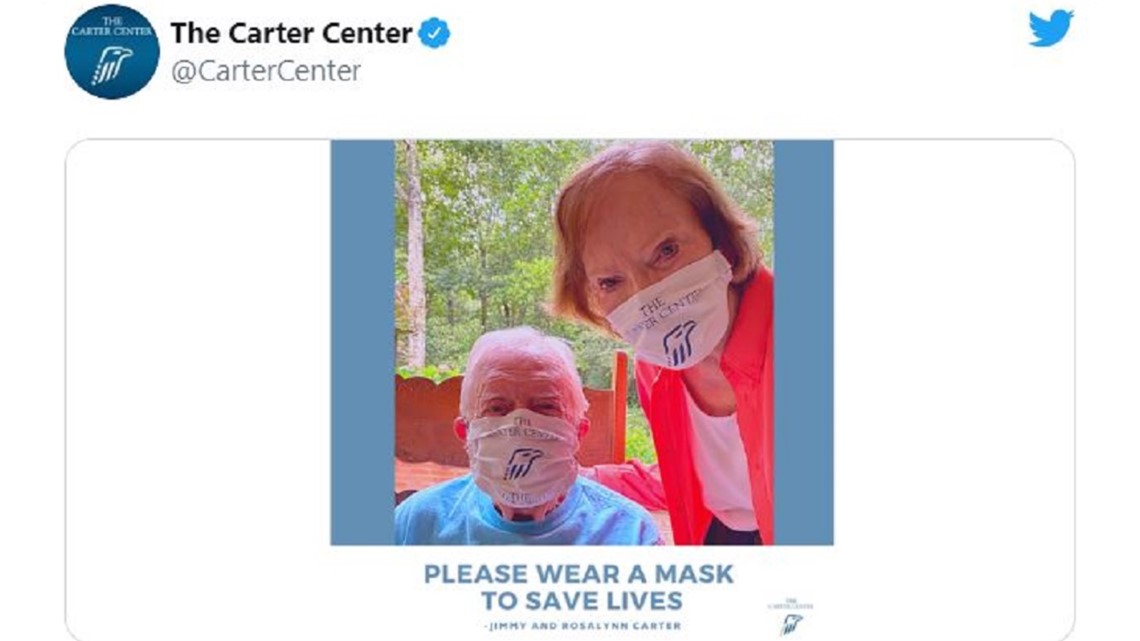 President Jimmy, Rosalynn Carter urge Americans to wear masks | 10tv.com