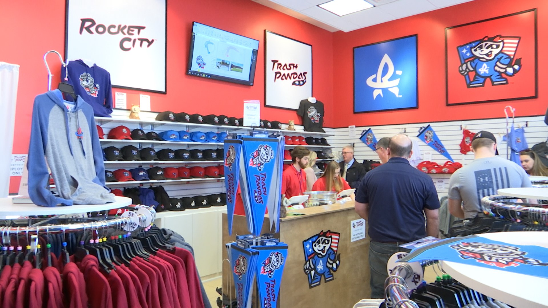 Trash Pandas store reopens with new merch and seat-viewing tech ...