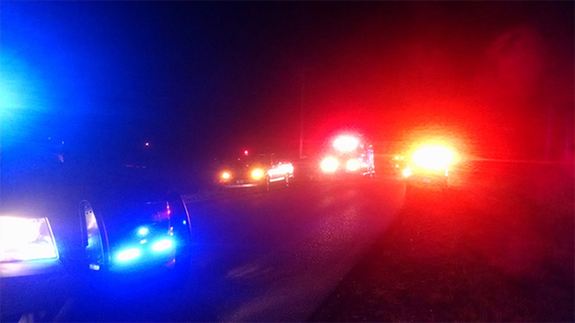 Police Lights At Night Gif