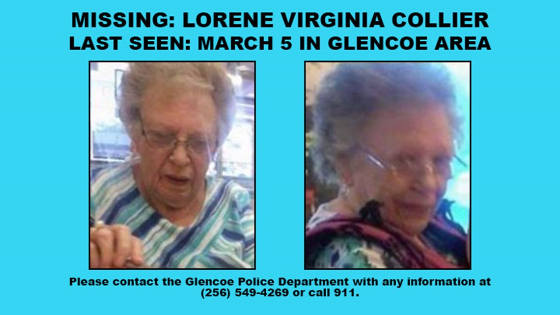 Missing Senior Alert – Lorene Virginia Collier | rocketcitynow.com