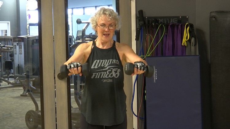 70 year old fitness trainer inspiring older adults to get healthy ...
