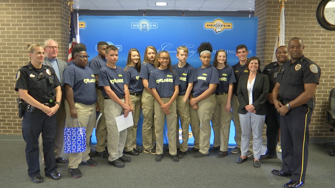 Decatur Police Department welcomes 12 teens into its police force ...