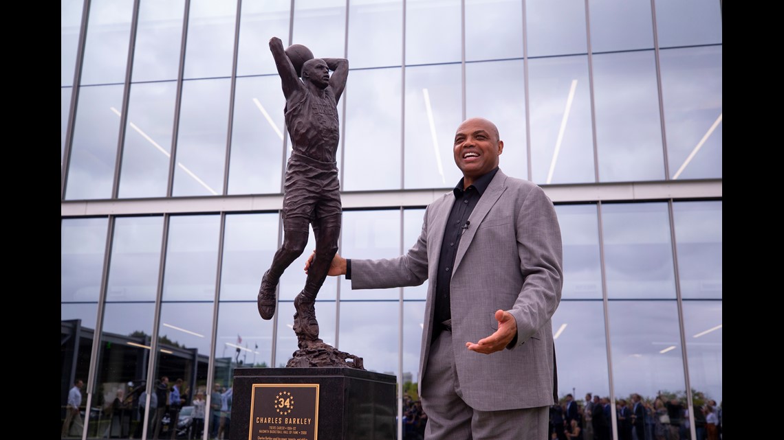Philadelphia 76ers honor basketball legend Charles Barkley with statue ...