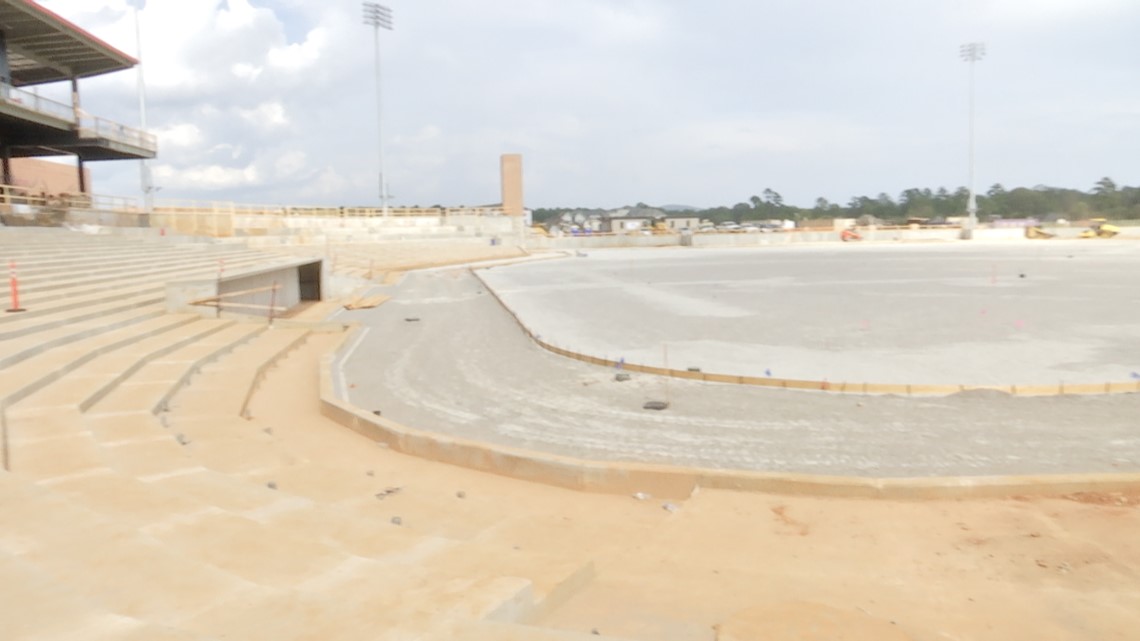 Trash Pandas stadium taking shape as construction continues ...