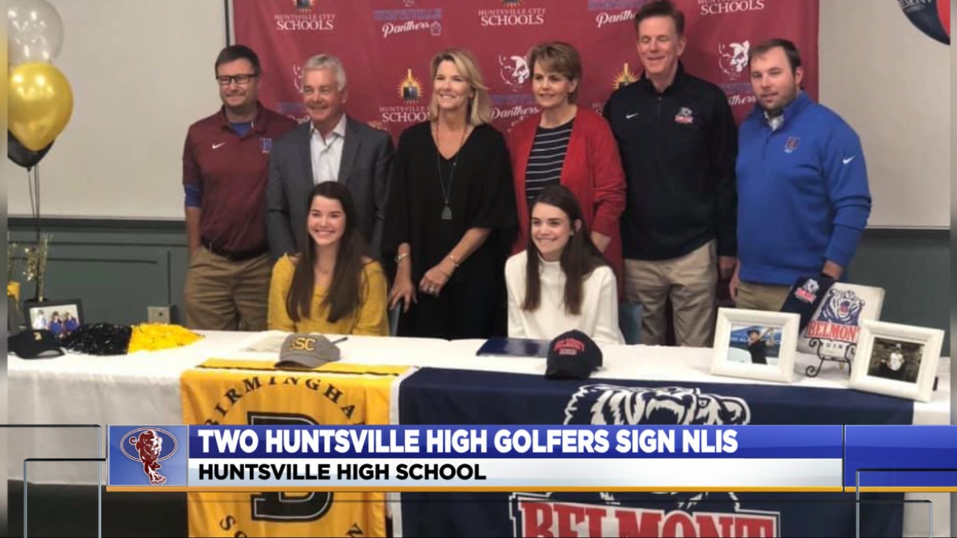 Huntsville High’s Markie Nelson and Sarah Utley sign their National ...