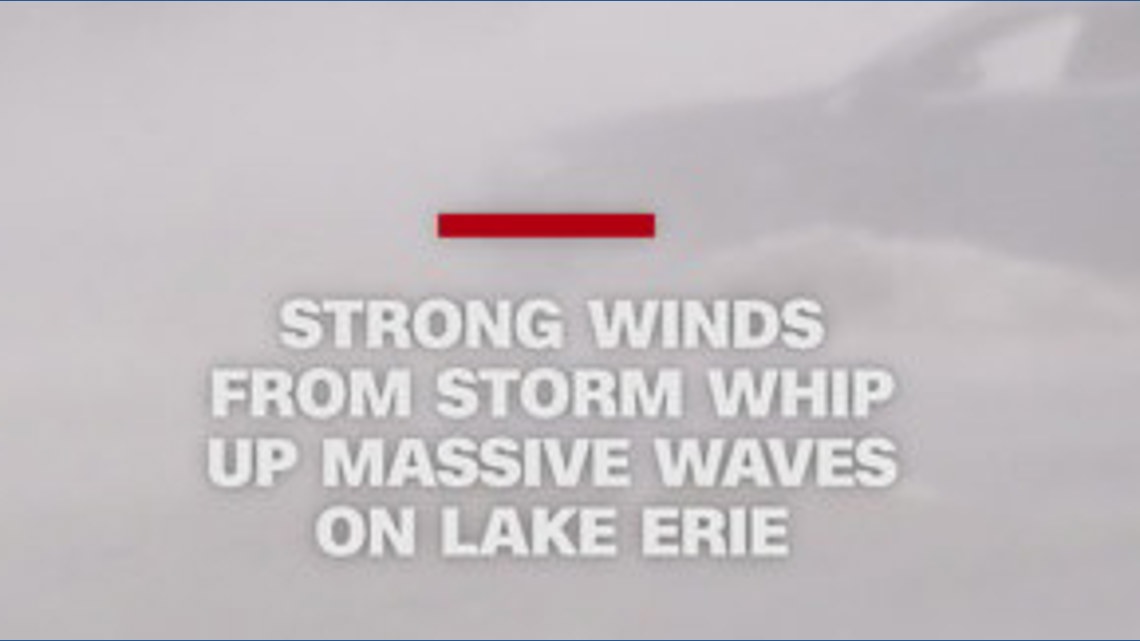 Winter storm whips up massive waves on Lake Erie | rocketcitynow.com