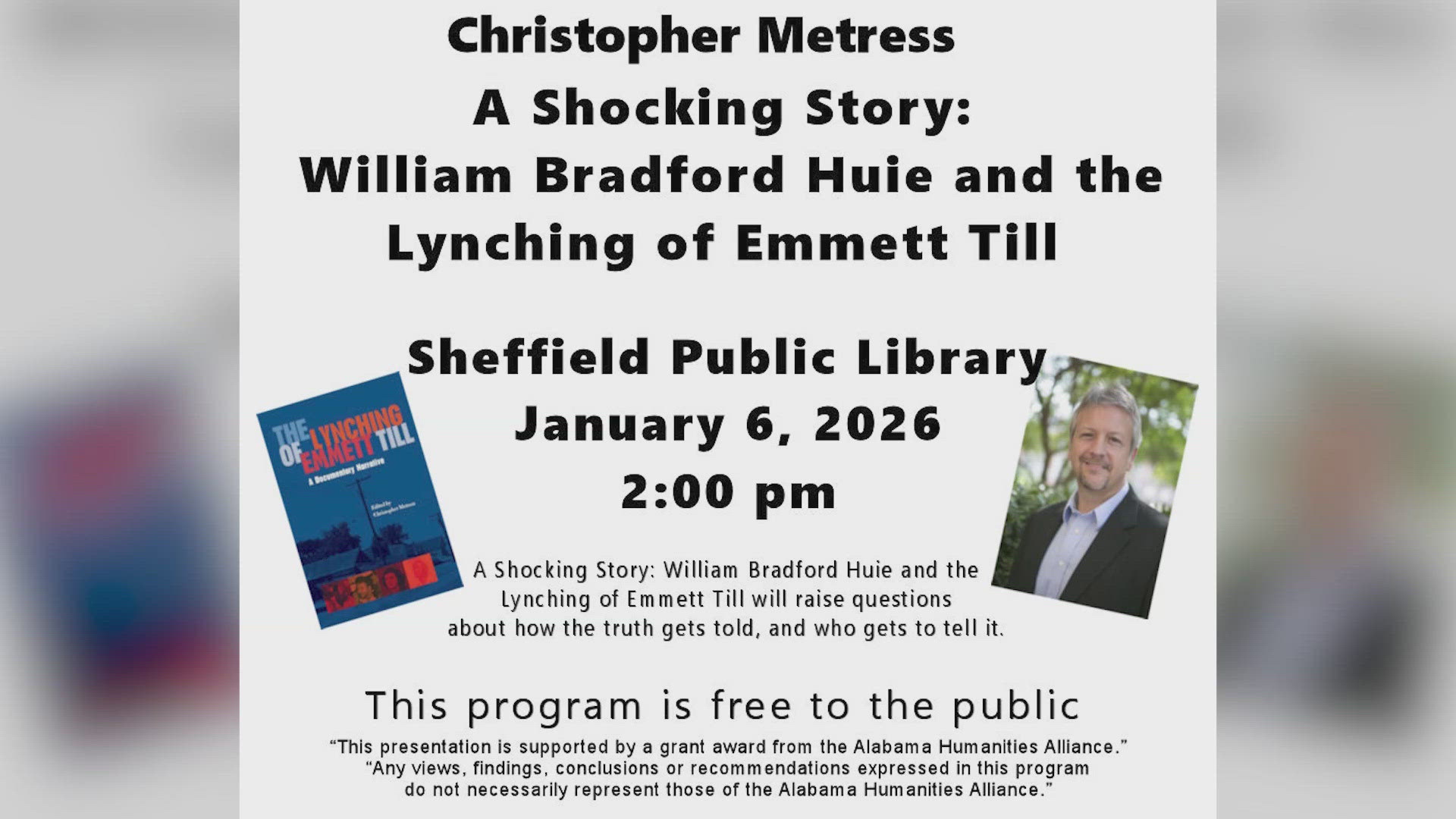 Sheffield Public Library to host Emmett Till history program with ...