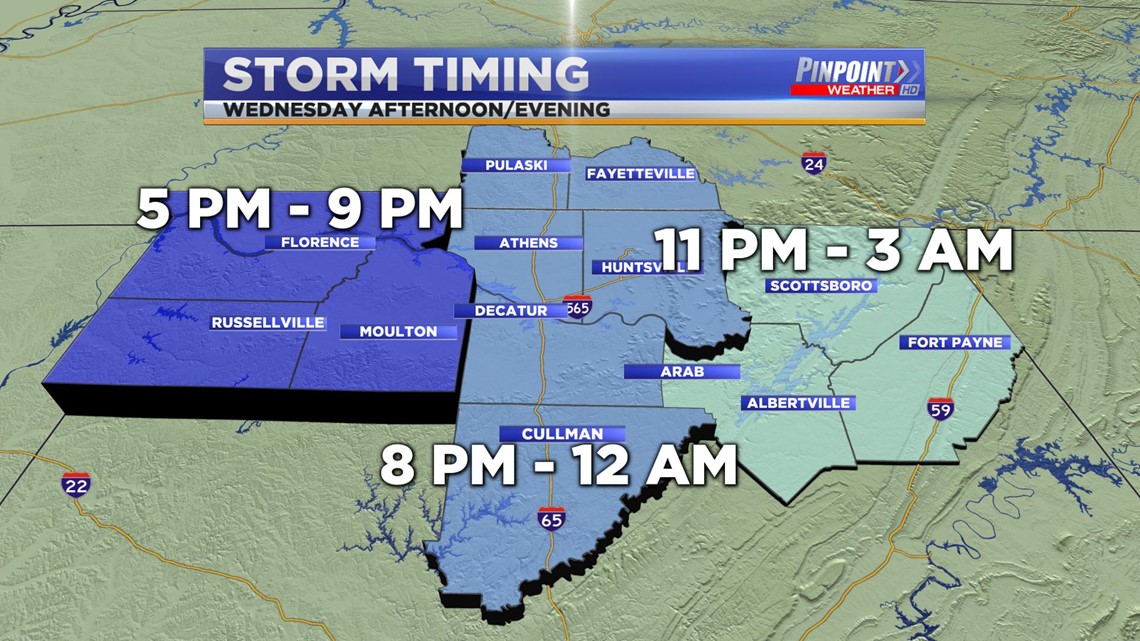 Severe Thunderstorms Tomorrow | rocketcitynow.com