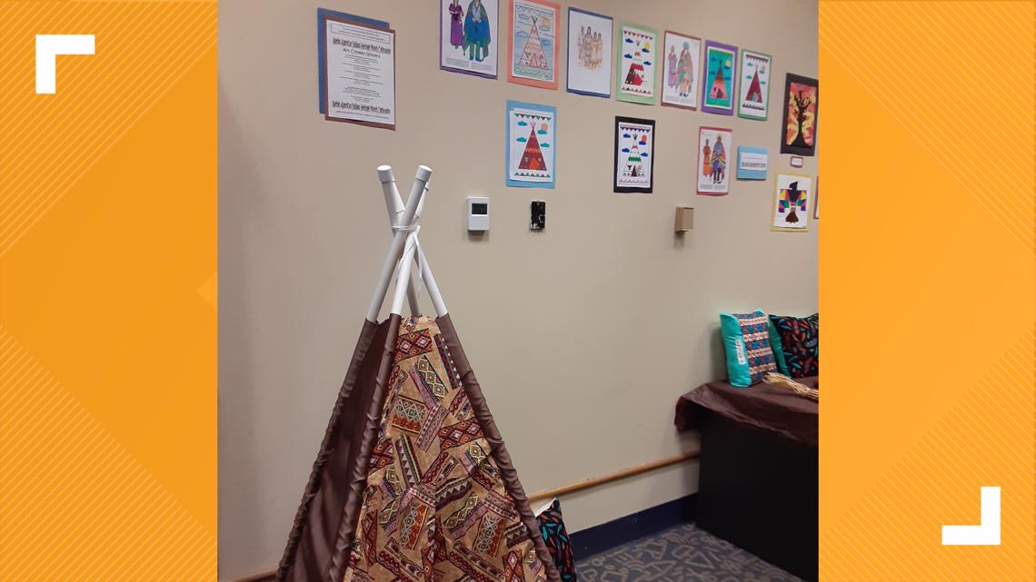 Native American Indians Heritage Month art display Huntsville ...